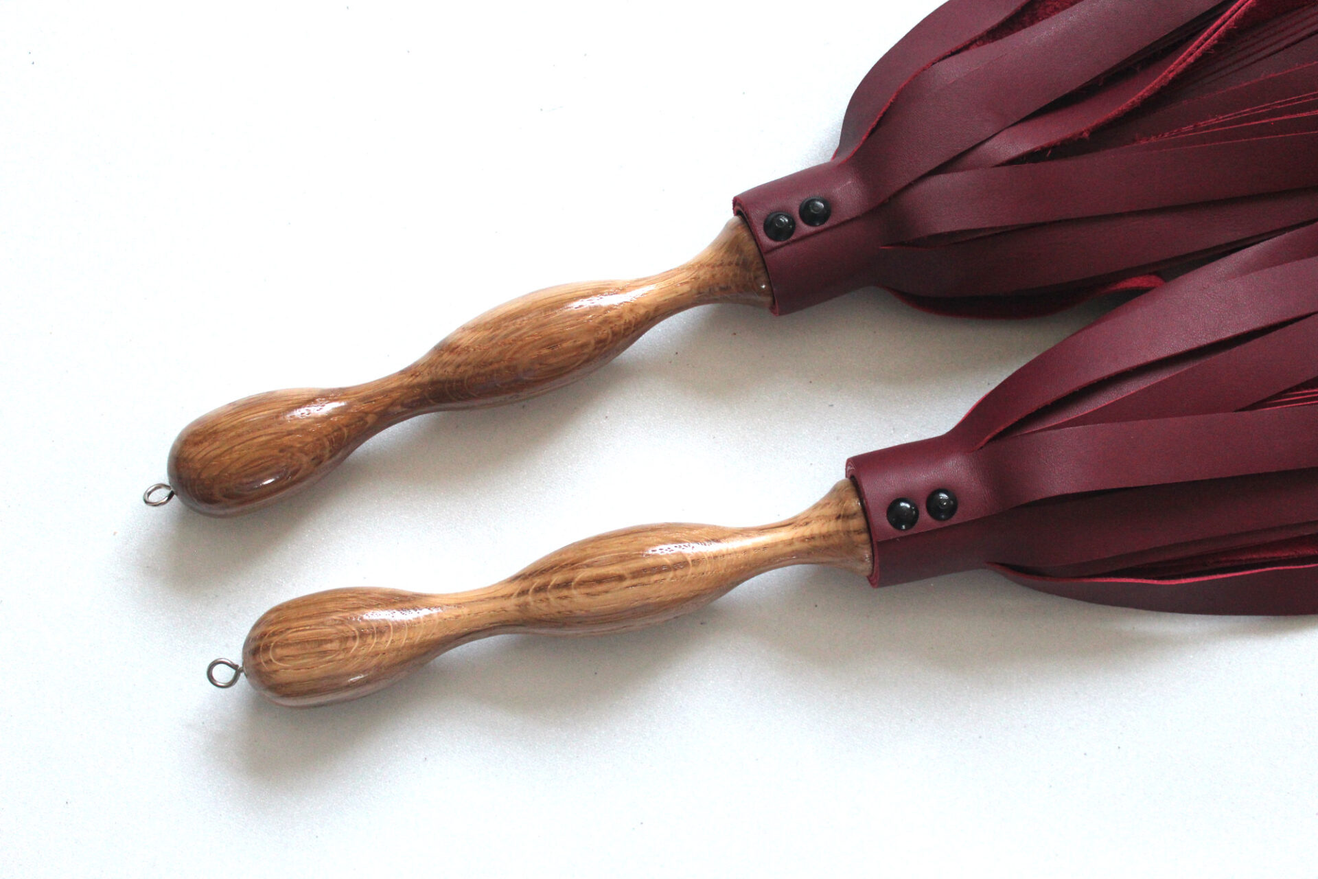 Florentine pair floggers - heavy leather - Bondatrix