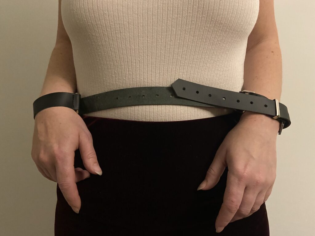 Handcuff belt (Wrists-to-waist) – Bondatrix